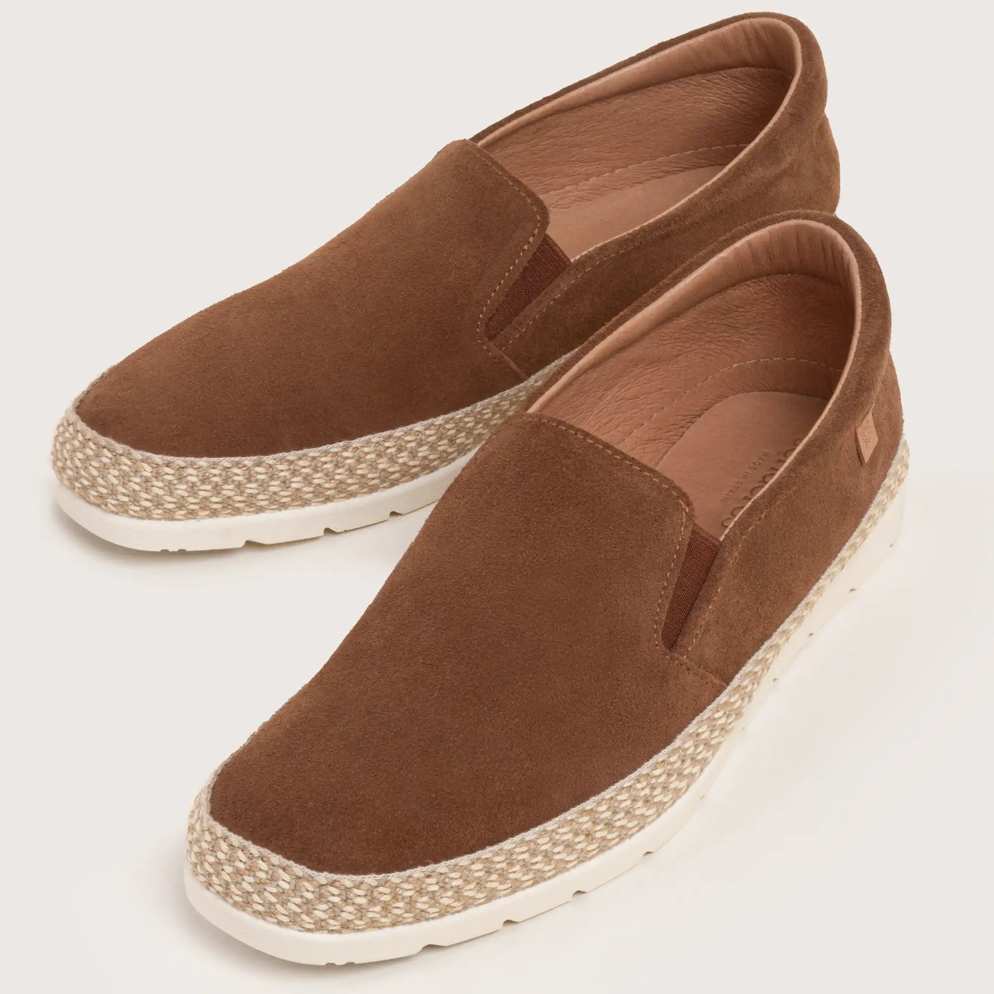 Teo Tan Suede Loafers & Comfortable Slip On Shoes